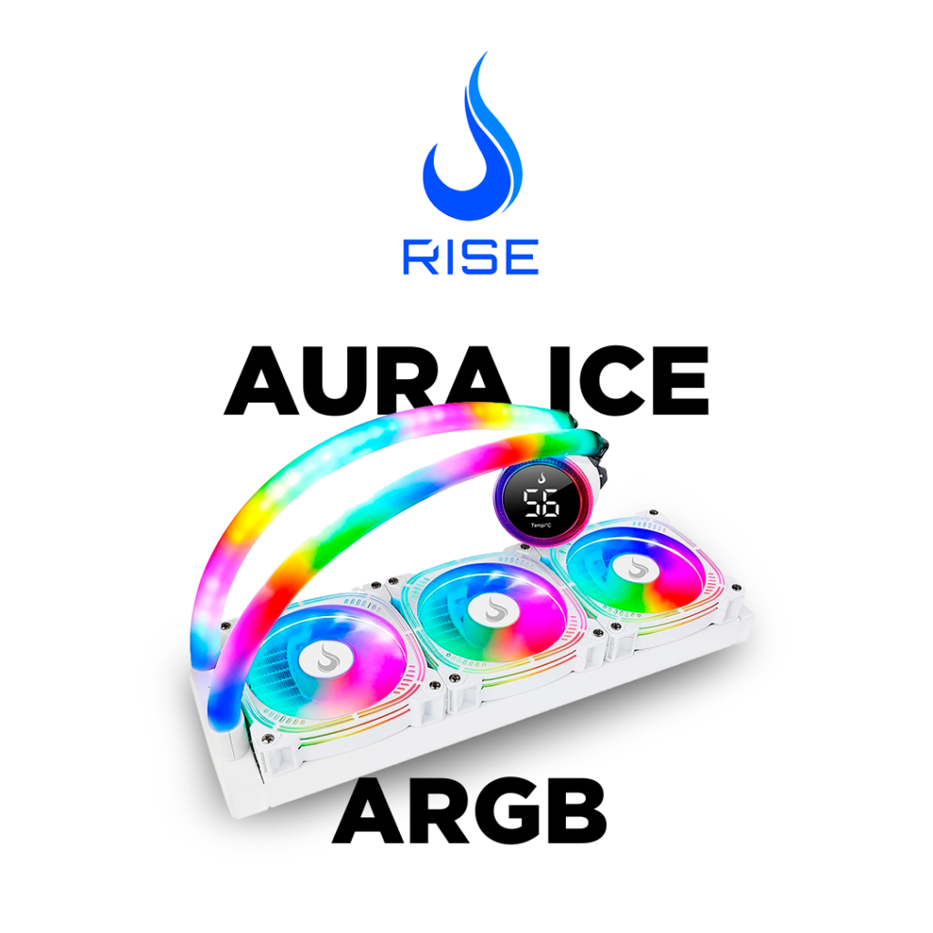 Water Cooler Aura Ice 360mm ARGB - Rise Mode - Industry
