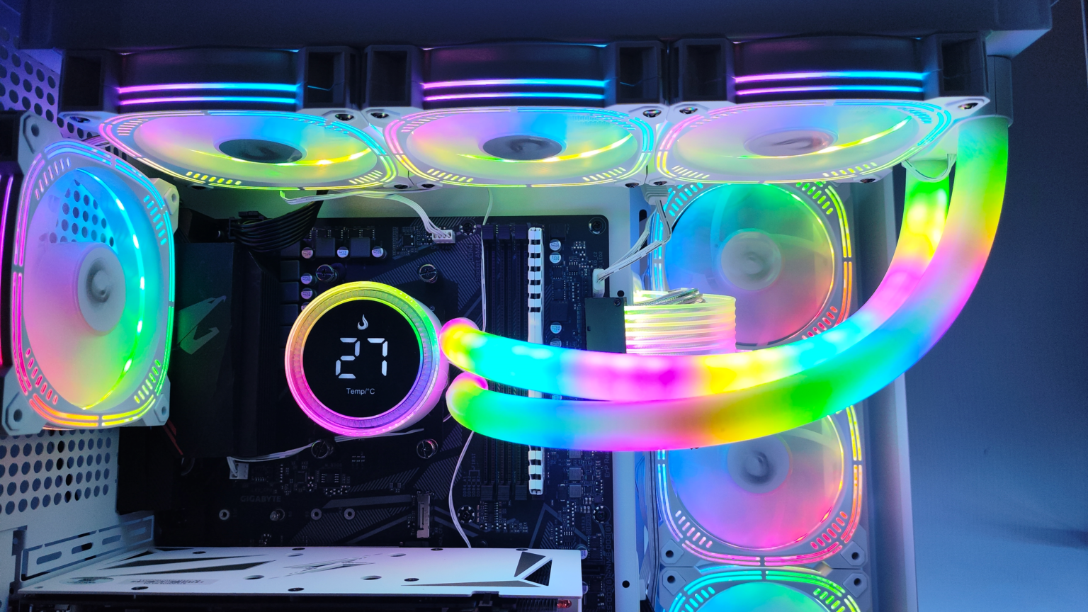 Water Cooler Aura Ice 360mm ARGB - Rise Mode - Industry