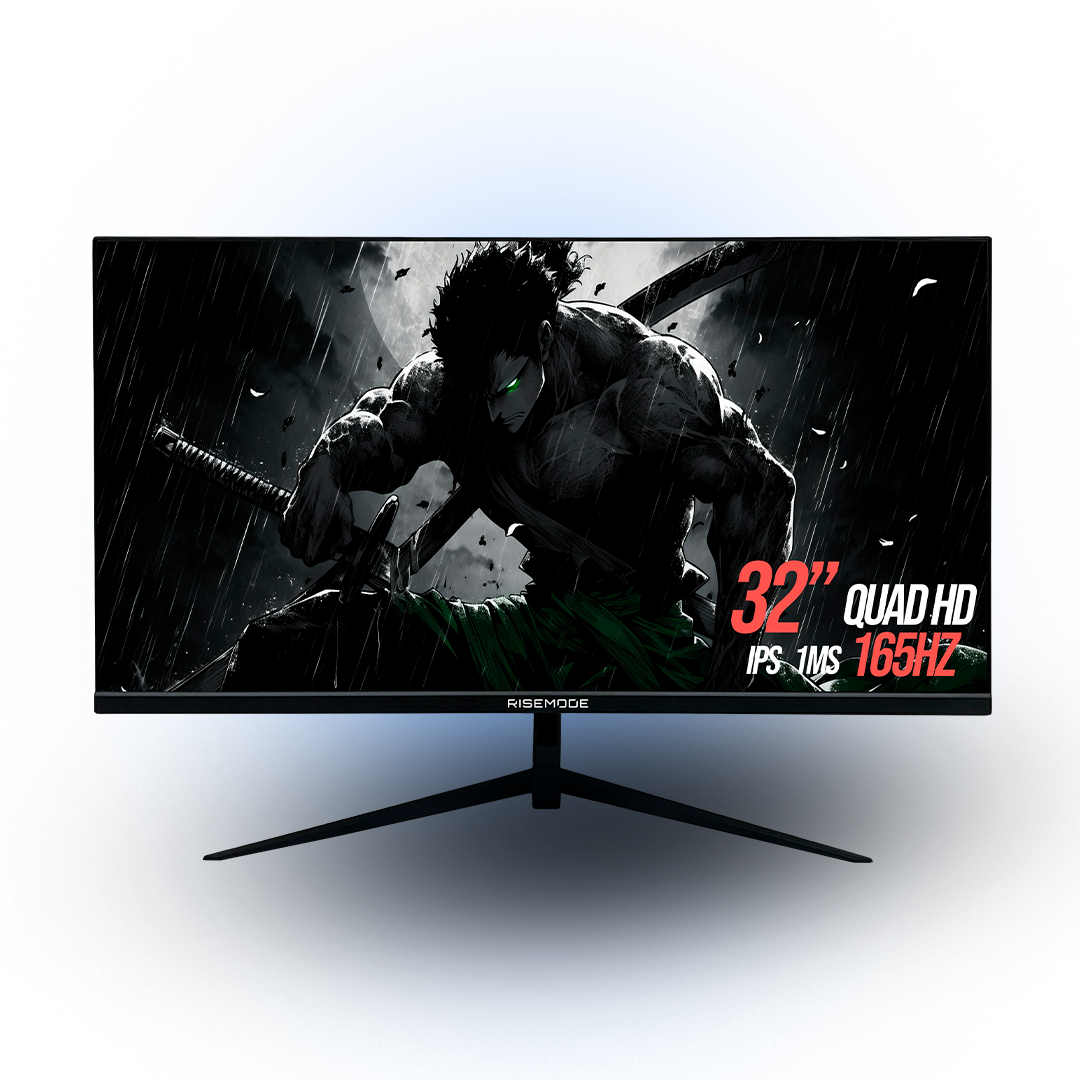 monitor_32p Led 2K 2560 x 1440p 165hz Black Freesync - Rise Mode - Industry