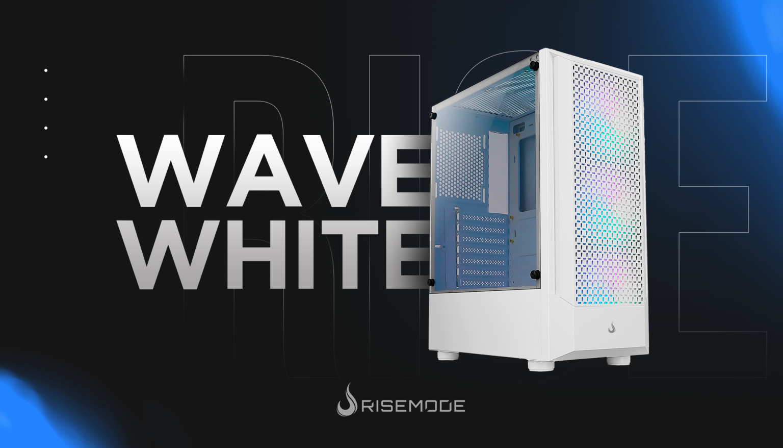 computer_case_WAVE_WHITE – 3_FANS_ARGB - Rise Mode - Industry