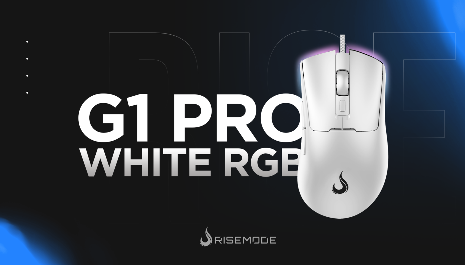 Mouse_G1 PRO WHITE RGB - Rise Mode - Industry