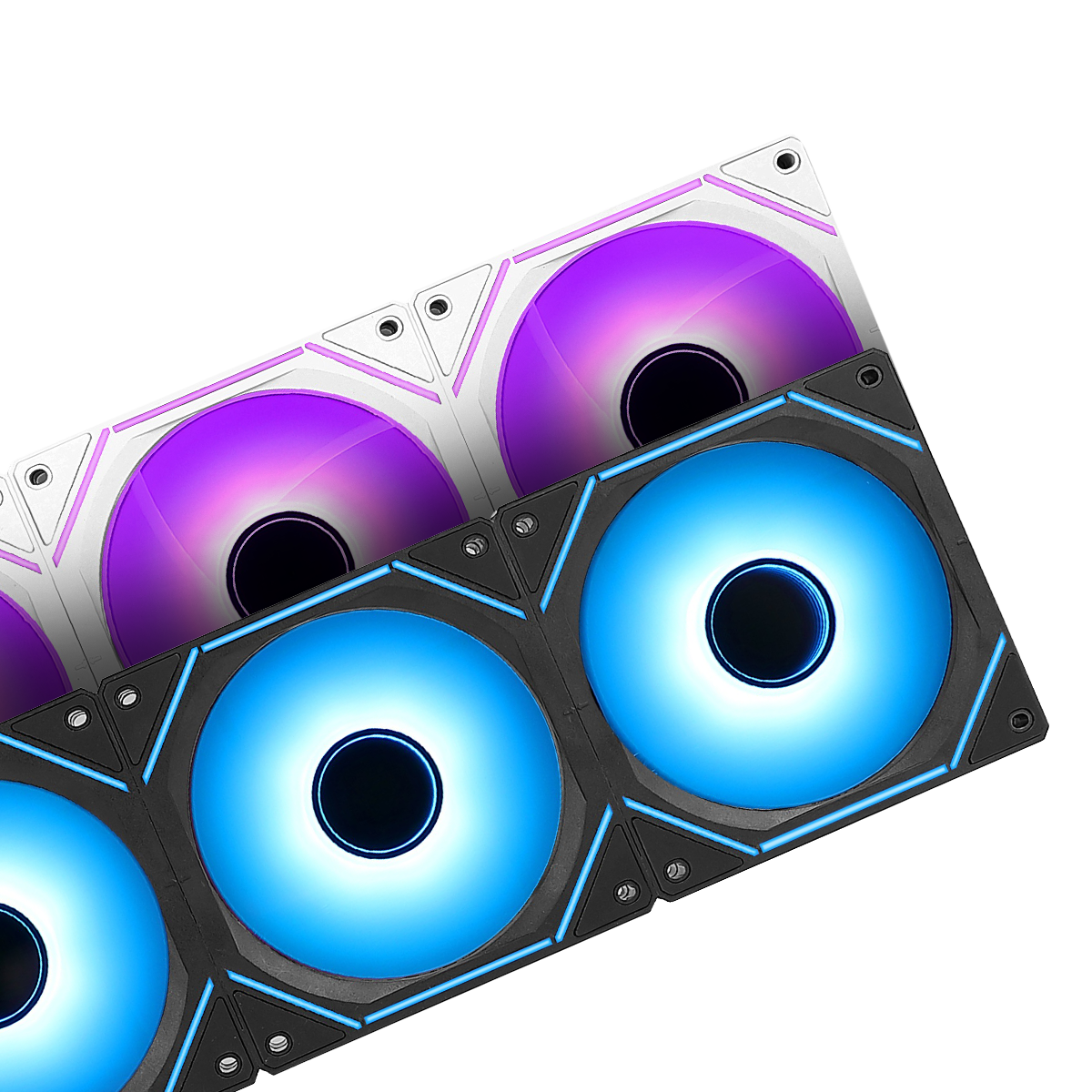 Kit Fan Magneto Pro Black Reverse ARGB - Rise Mode - Industry