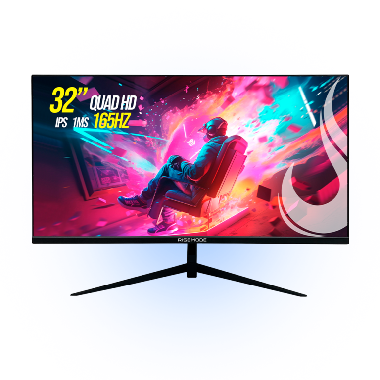 monitor_32p Led 2K 2560 x 1440p 165hz Black Freesync - Rise Mode - Industry