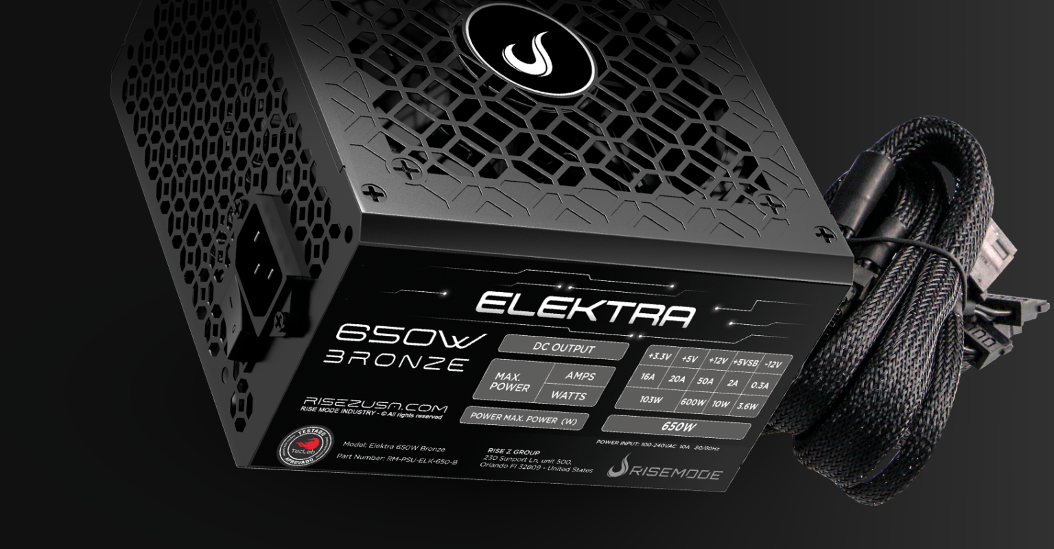 Elektra 650w Black - Rise Mode - Industry